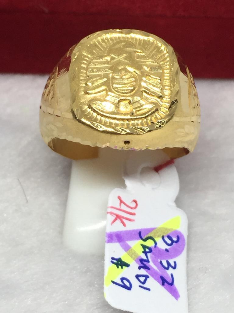 21K Saudi Gold Mens Ring, Women's Fashion, Jewelry & Organizers, Rings ...