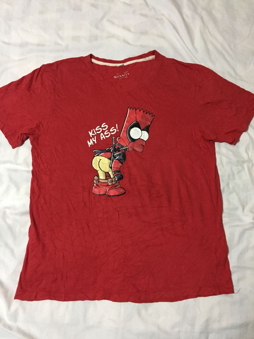 Bart Simpson, Men's Fashion, Tops & Sets, Formal Shirts on Carousell