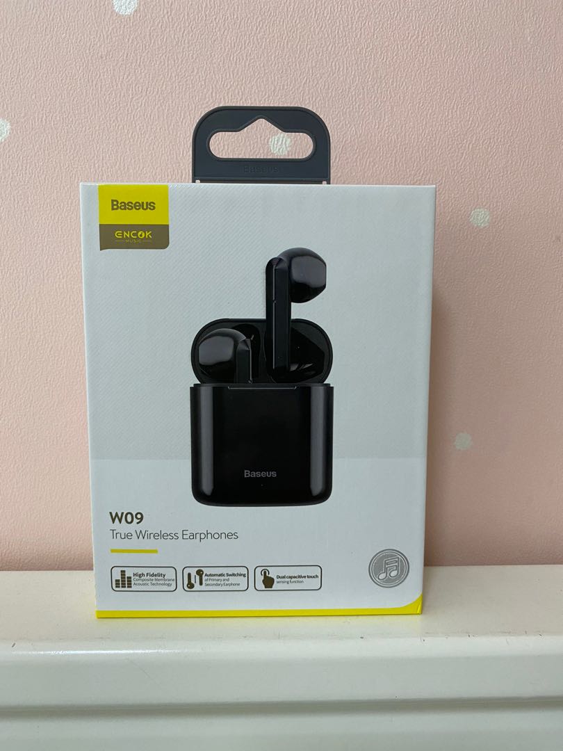 Baseus W09 True Wireless Earphones, Audio, Headphones & Headsets on ...