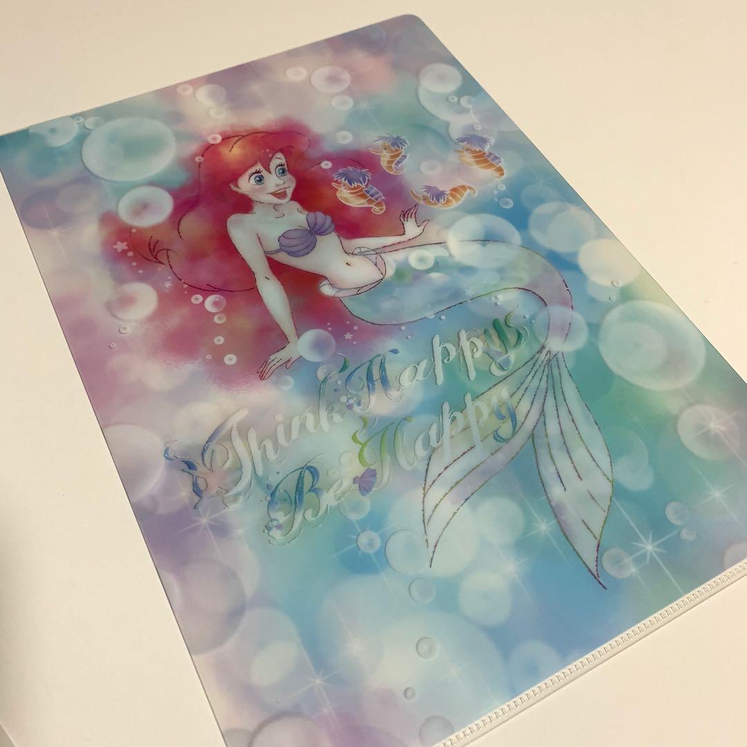 BNIP Disneystore Japan Ariel The Little Mermaid A4 L shaped File ...
