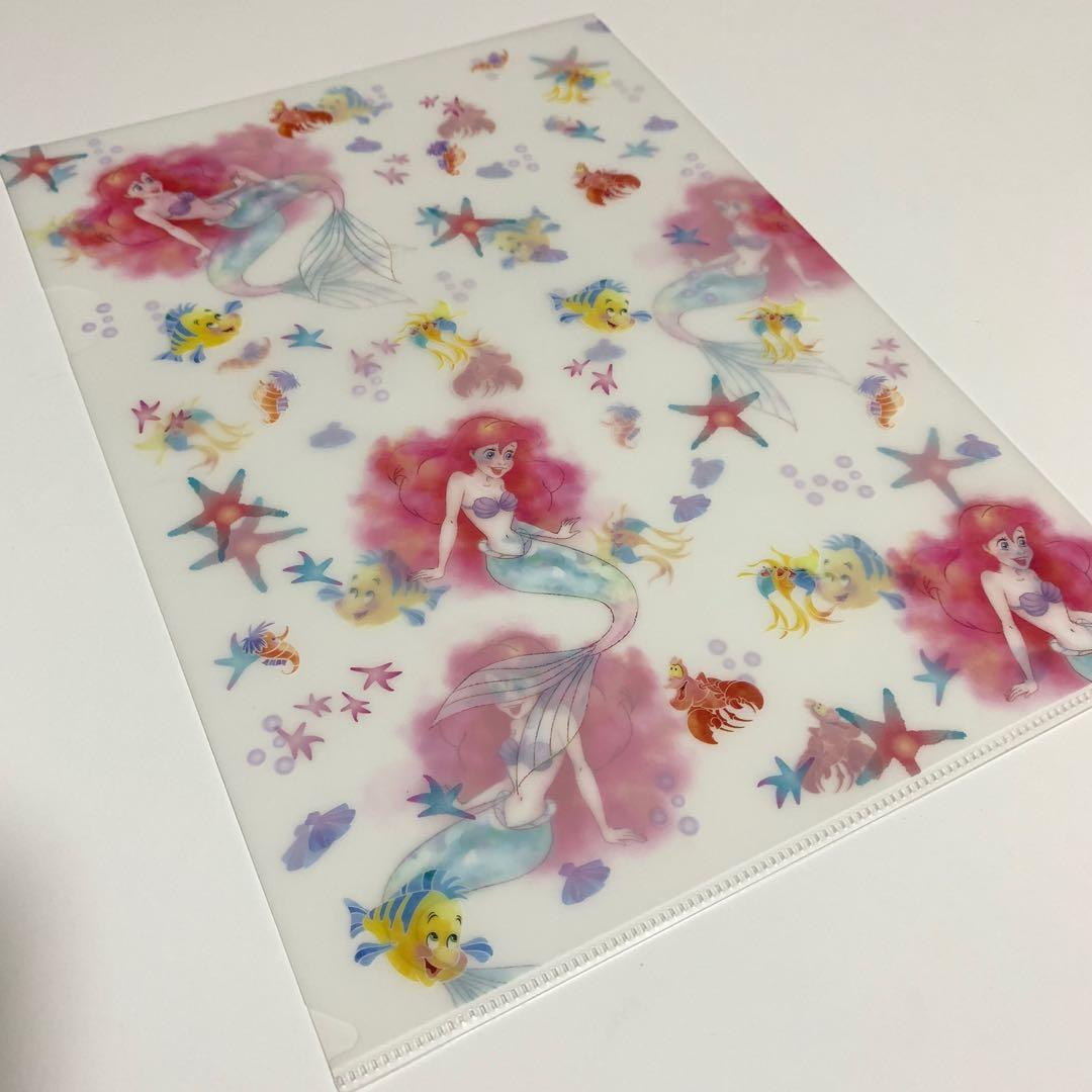BNIP Disneystore Japan Ariel The Little Mermaid A4 L shaped File ...