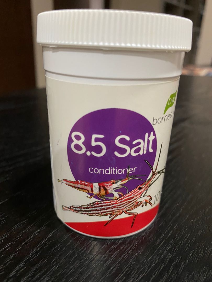 Borneowild 8.5 Salt for Sulawesi Shrimp or Neocaridina , Pet Supplies ...
