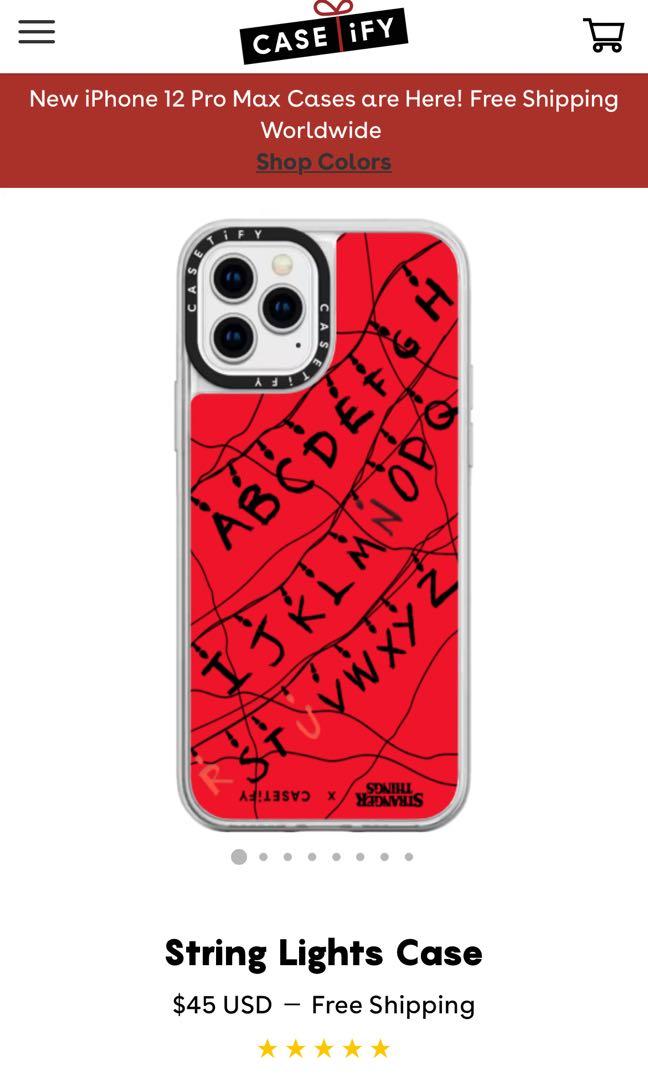 Casetify iPhone 12/12 pro stranger things case, Mobile Phones & Gadgets ...