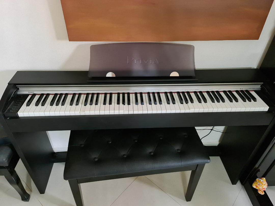 Casio Digital Piano Privia PX-730, Hobbies & Toys, Music & Media ...