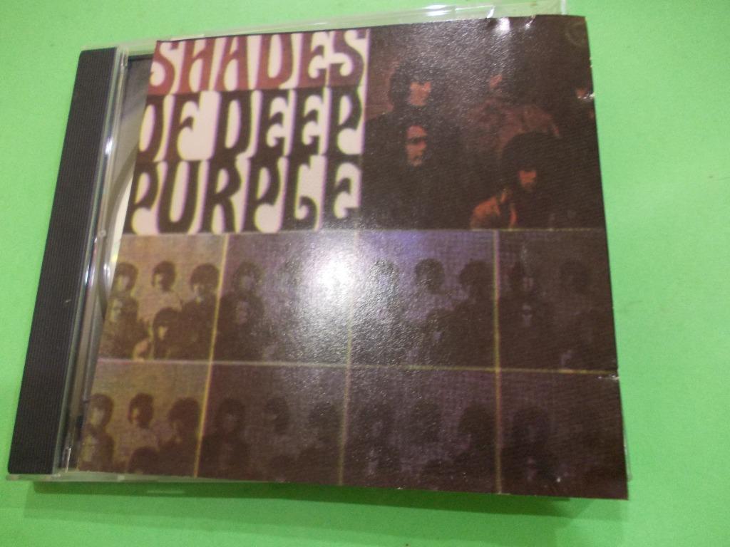 CD DEEP PURPLE : SHADES OF DEEP PURPLE ALBUM (1990, REISSUE) RAINBOW BLACKMORE CLASSIC ROCK ...