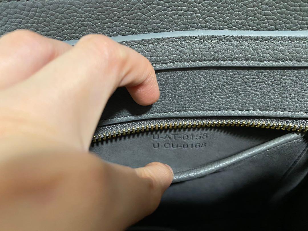 Celine Nano Luggage in Drummed Calfskin Kohl, Luxury, Bags & Wallets on Carousell