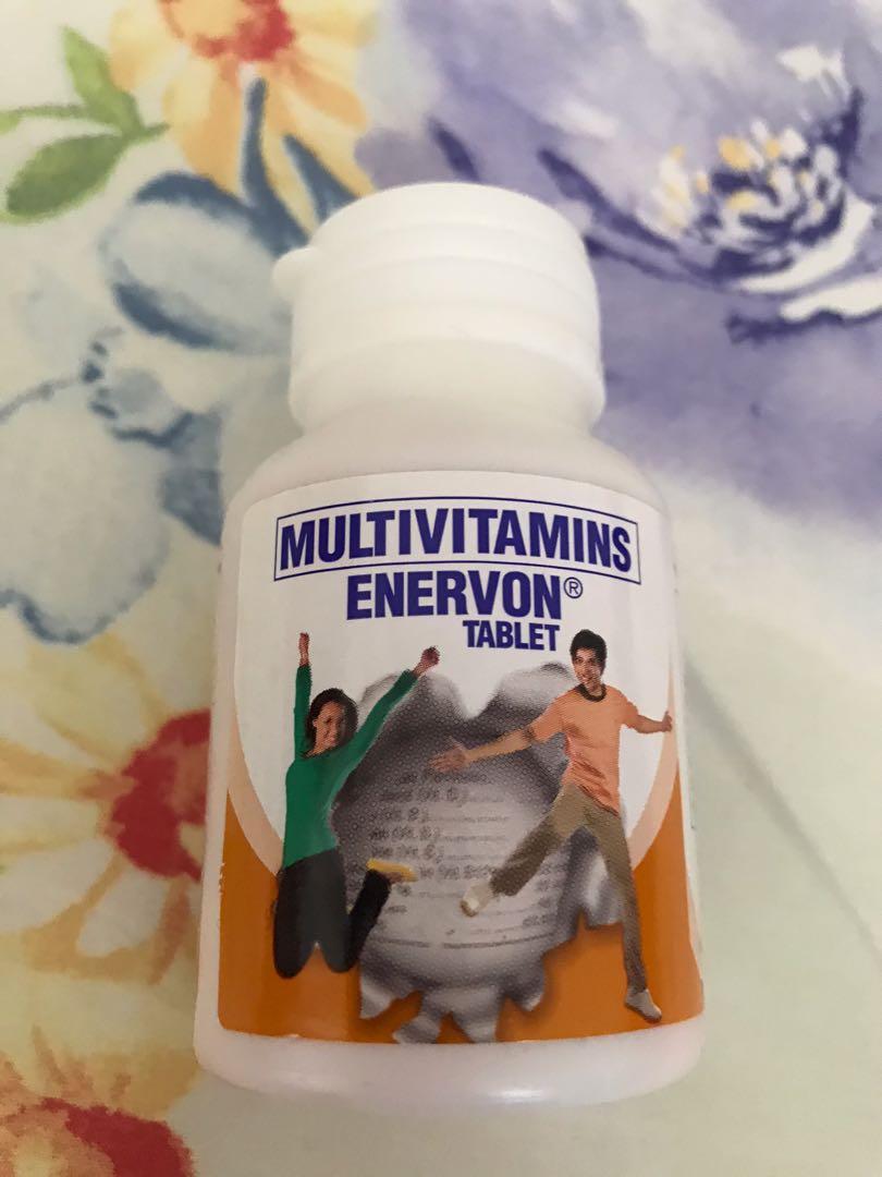 Enervon multivitamins for Adult, Health & Nutrition, Health Supplements ...