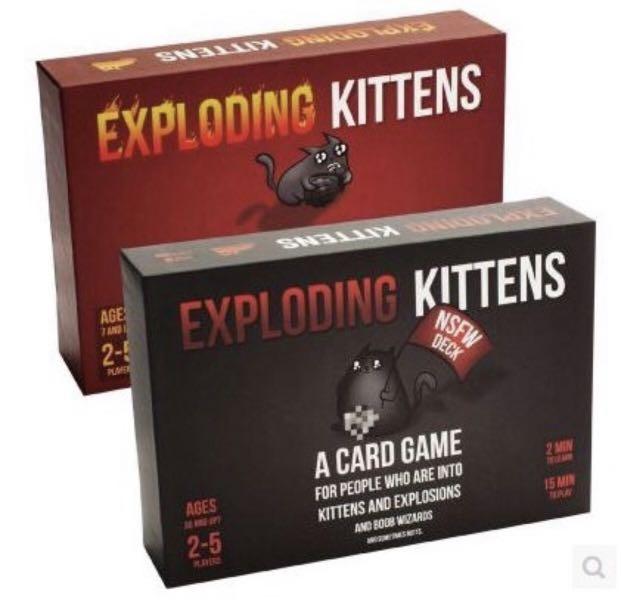 Exploding Kittens Card Party Games + Expansions!, Hobbies & Toys, Toys ...