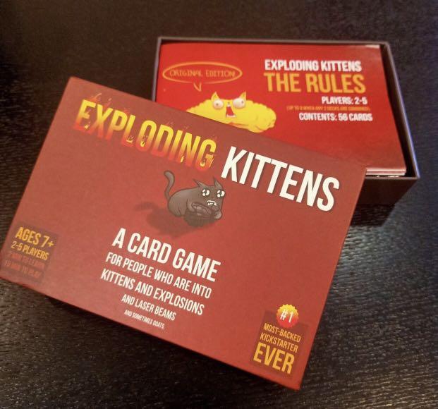 Exploding Kittens Card Party Games + Expansions!, Hobbies & Toys, Toys ...