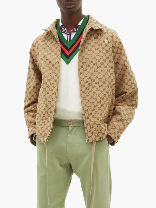Gucci Logo Jacket, Men's Fashion, Clothes, Outerwear on Carousell