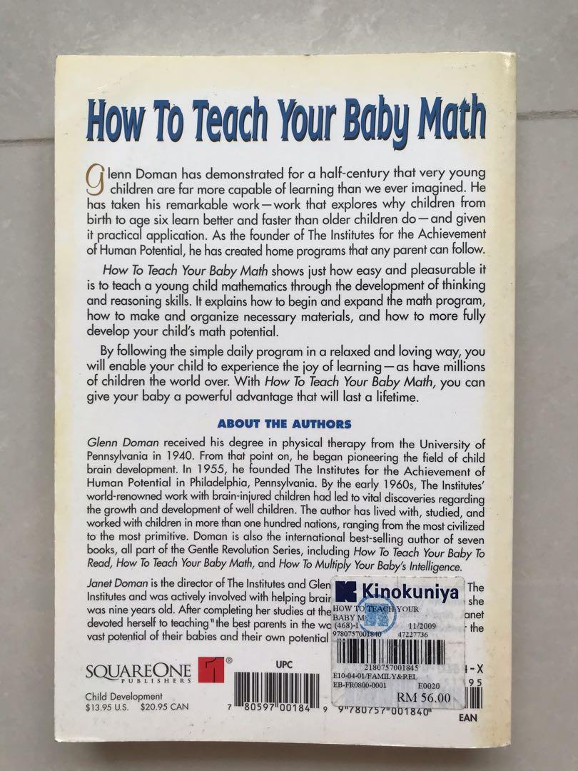 How to teach your baby Math, Hobbies & Toys, Books & Magazines, Fiction ...