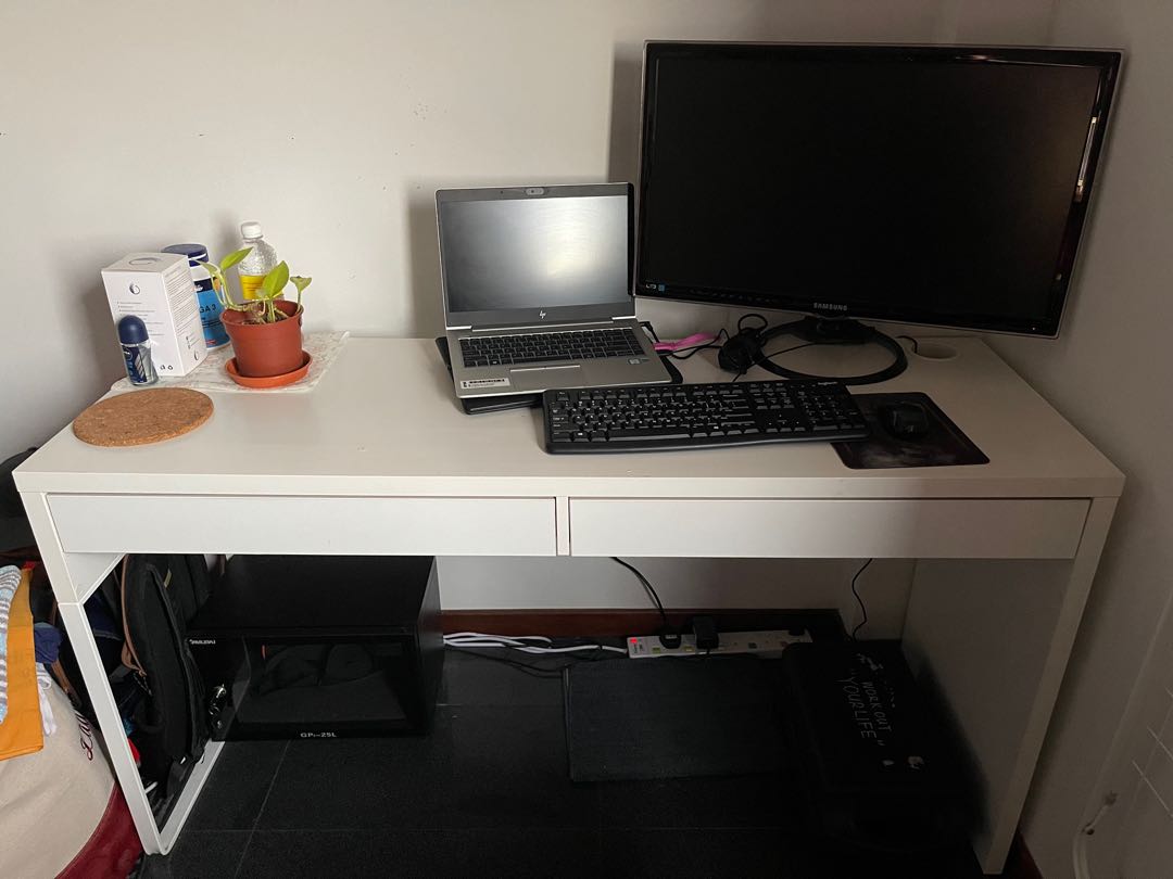 IKEA Study Table, Computer Table, Study Desk, Furniture & Home Living ...