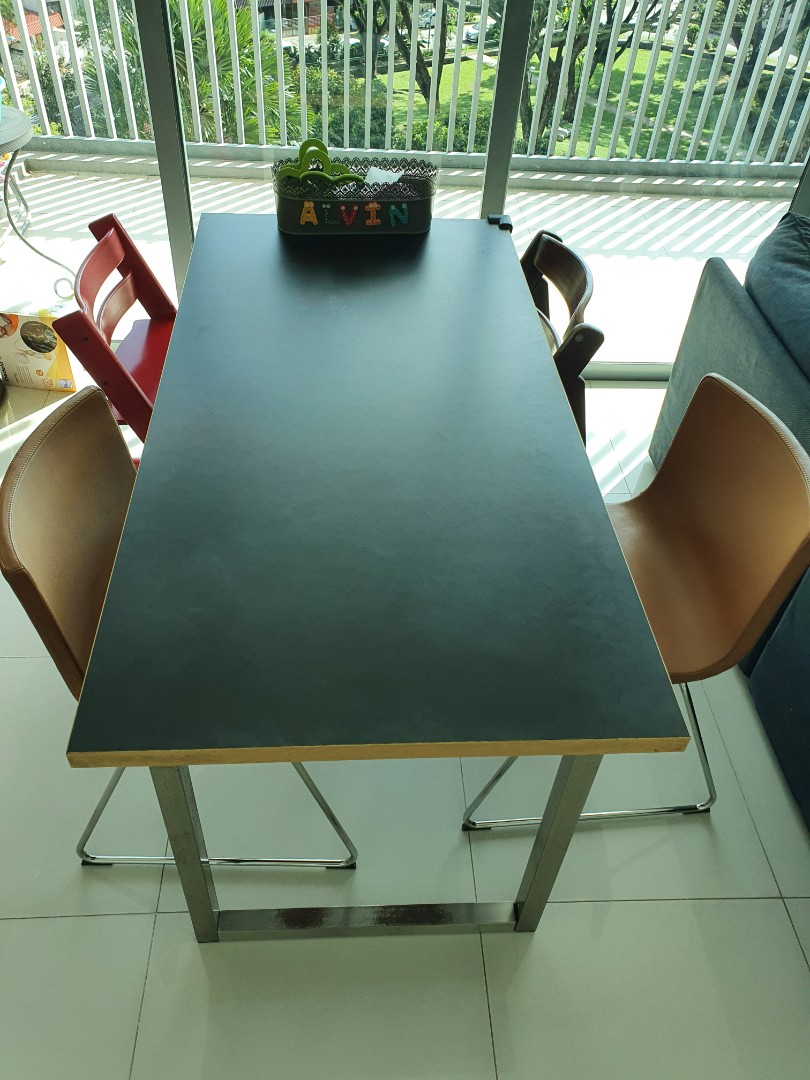 IKEA working dining table, Furniture & Home Living, Furniture, Tables ...
