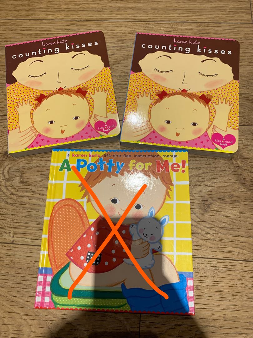 Karen Katz counting kiss & a potty for me, Hobbies & Toys, Books ...