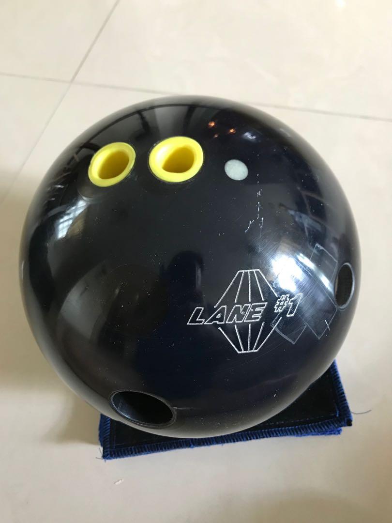 LANE #1 BLACK PANTHER bowling ball, Sports Equipment, Sports & Games ...