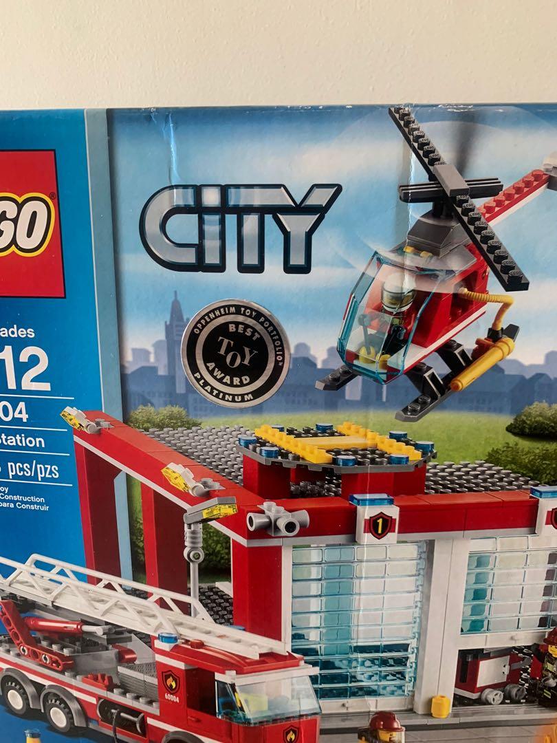 LEGO 60004 City Fire Station, Hobbies & Toys, Toys & Games on Carousell