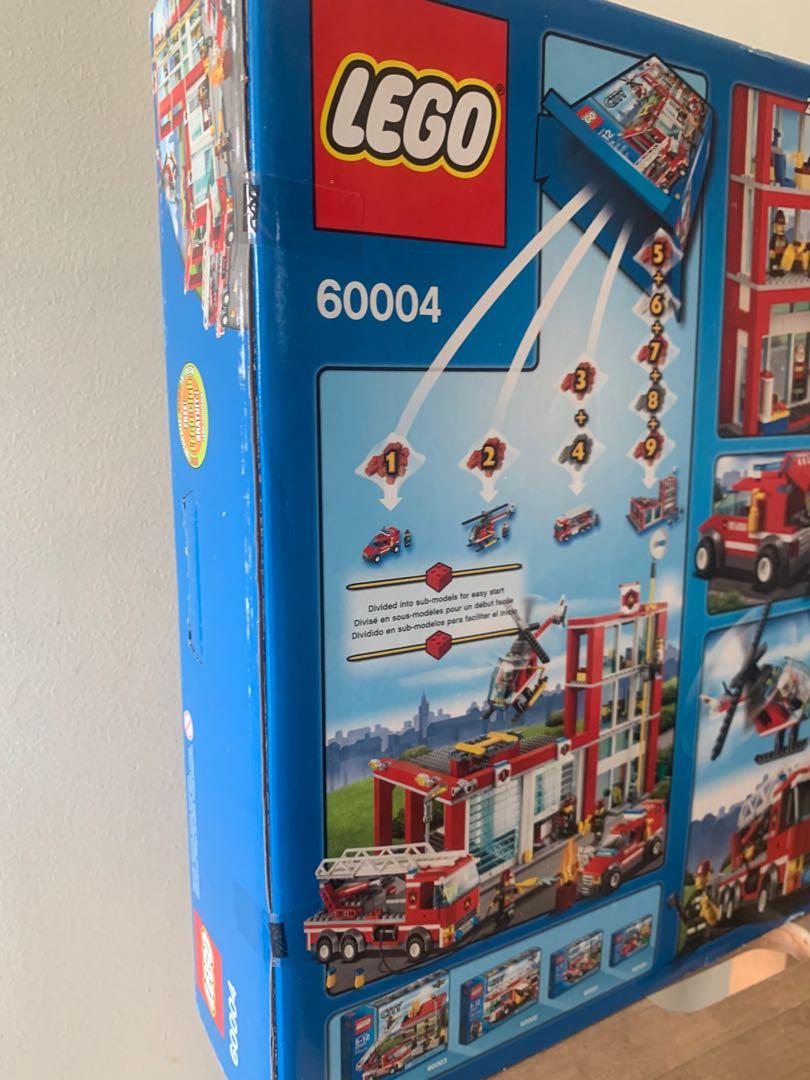 LEGO 60004 City Fire Station, Hobbies & Toys, Toys & Games on Carousell