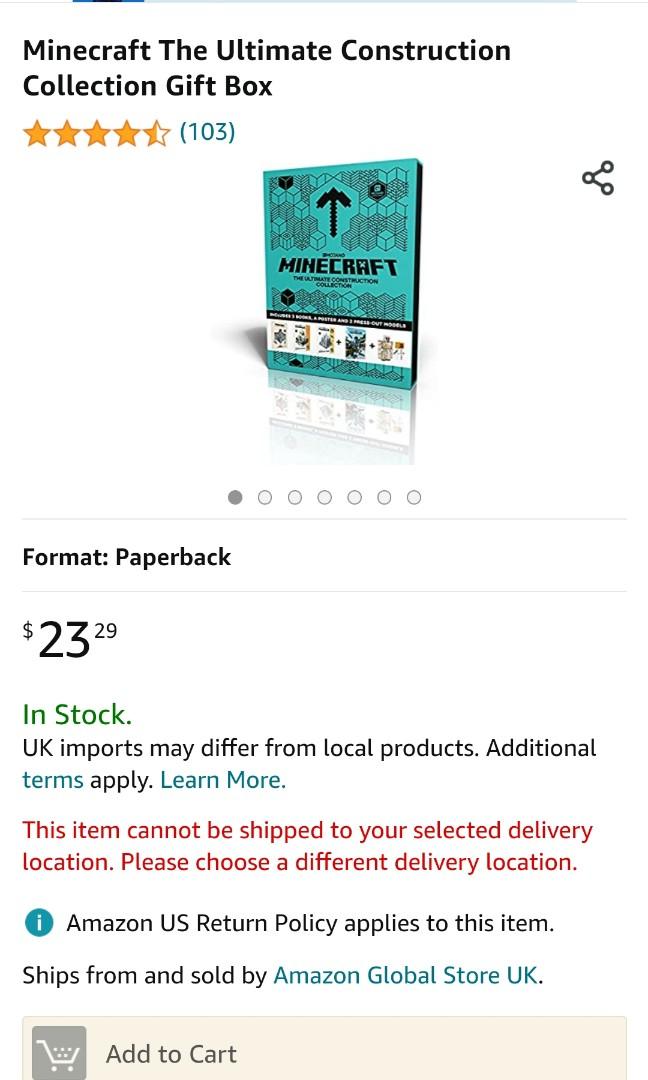 Minecraft, The Ultimate Construction Collection, Hobbies & Toys, Books ...