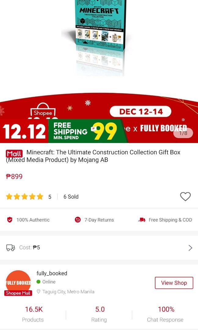 Minecraft, The Ultimate Construction Collection, Hobbies & Toys, Books ...