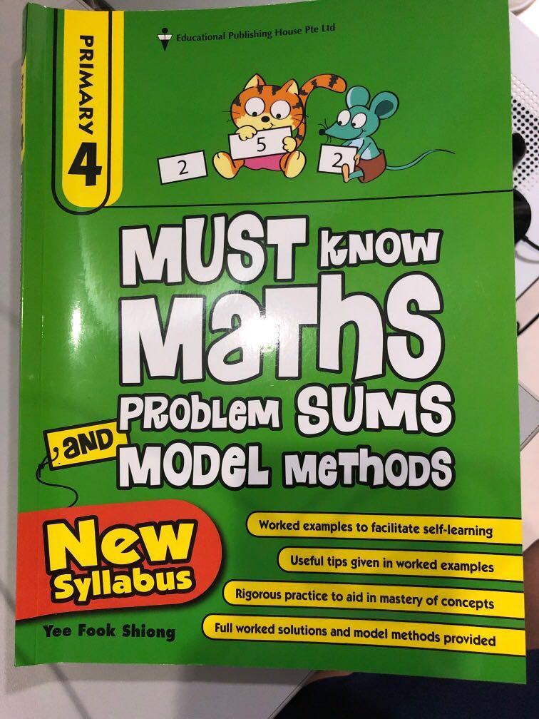 Must know maths problem sums model method P4, Hobbies & Toys, Books ...