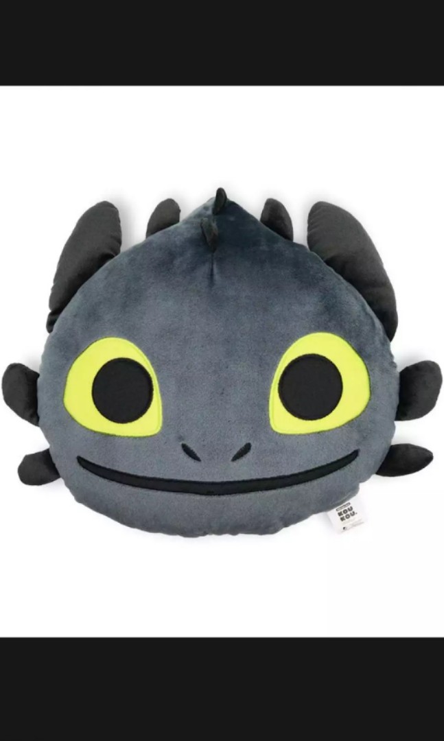 NEW DreamWorks Koukou Plush Cushion with characters of Toothless, Po ...