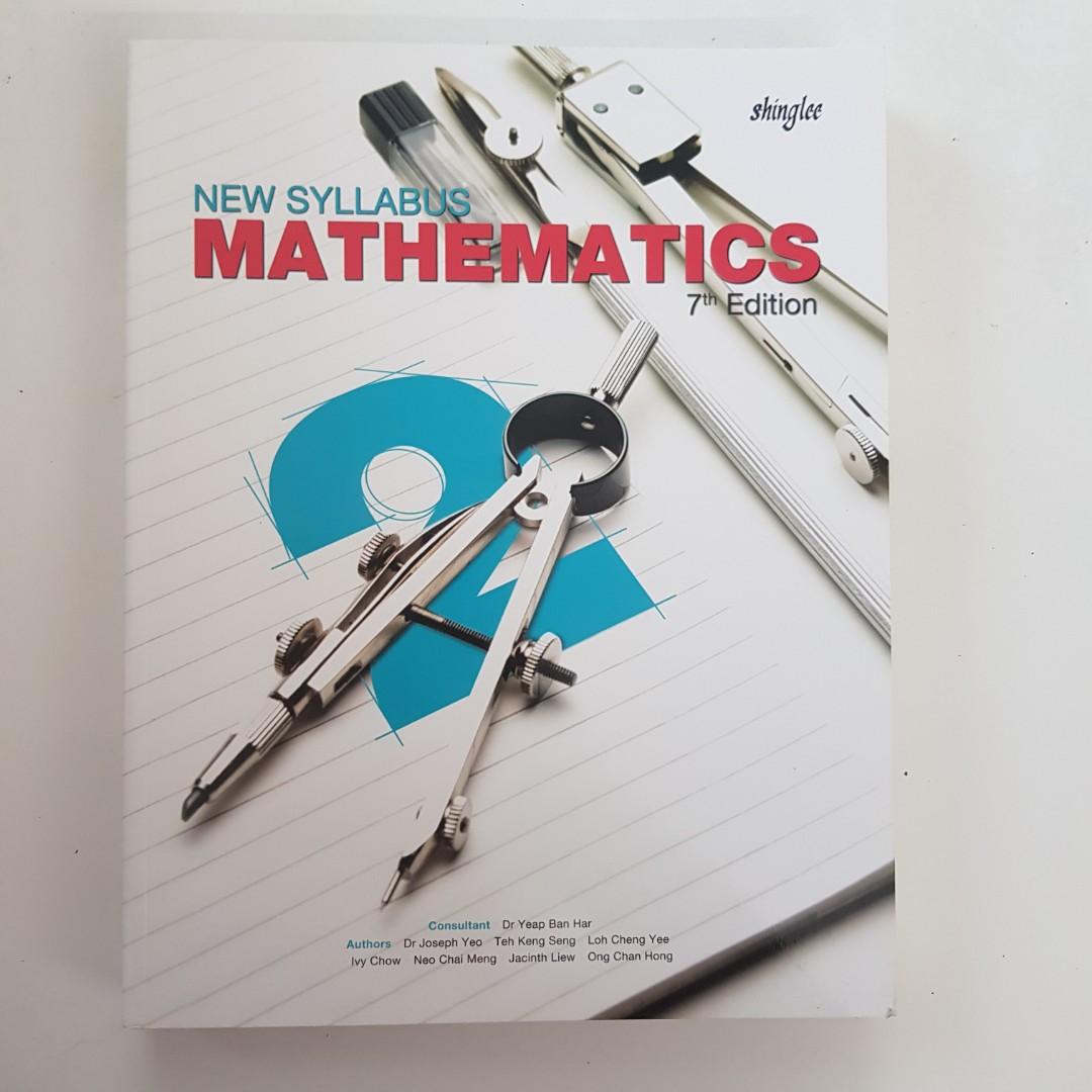 New Syllabus Mathematics Textbook 1/2/3/4 (7th Edition); New Syllabus ... New Syllabus Mathematics Textbook 1/2/3/4 (7th Edition); New Syllabus ...