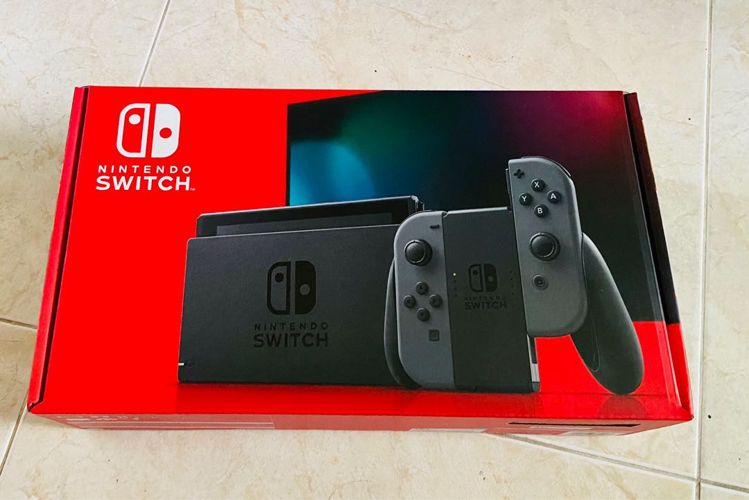 Nintendo Switch Gen 2 Grey Colour, Video Gaming, Video Games, Nintendo ...