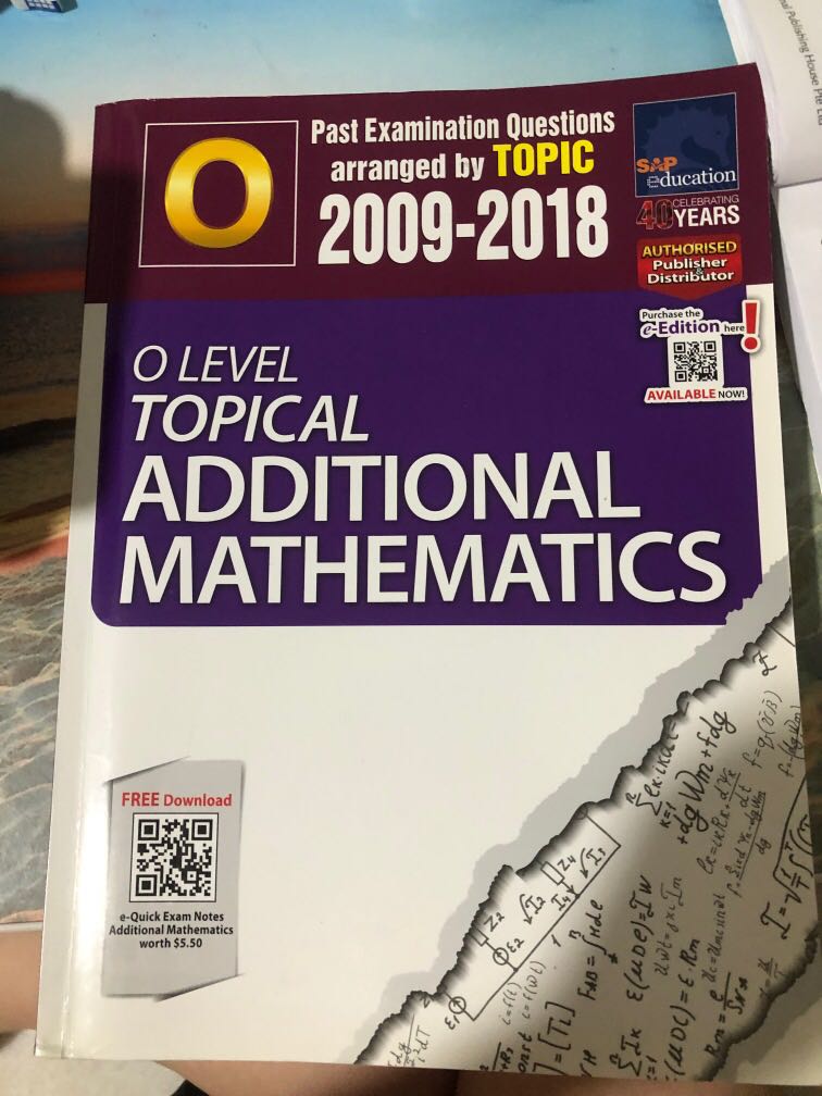 o level amath / additional math topical tys, Hobbies & Toys, Books ...