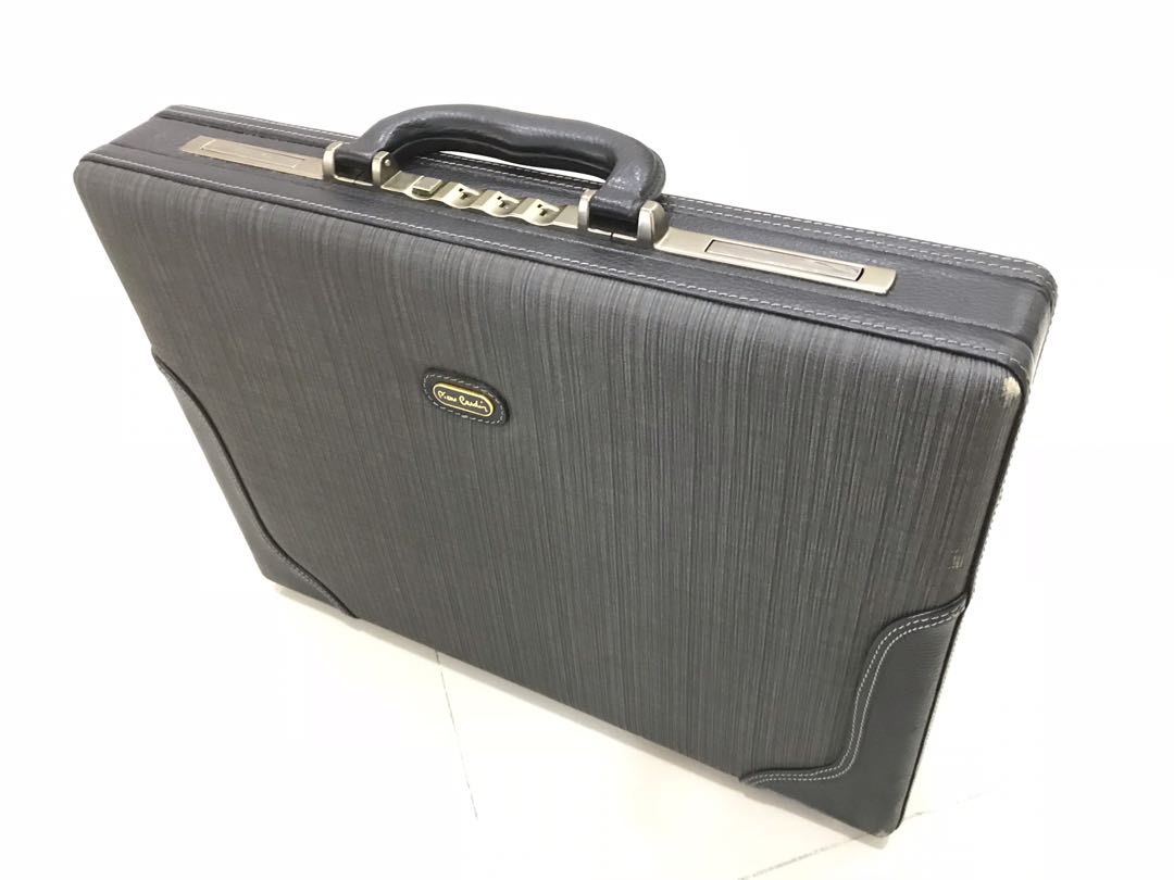 Pierre Cardin rare material briefcase, Luxury, Bags & Wallets on Carousell