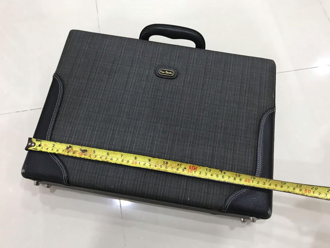 Pierre Cardin rare material briefcase, Luxury, Bags & Wallets on Carousell
