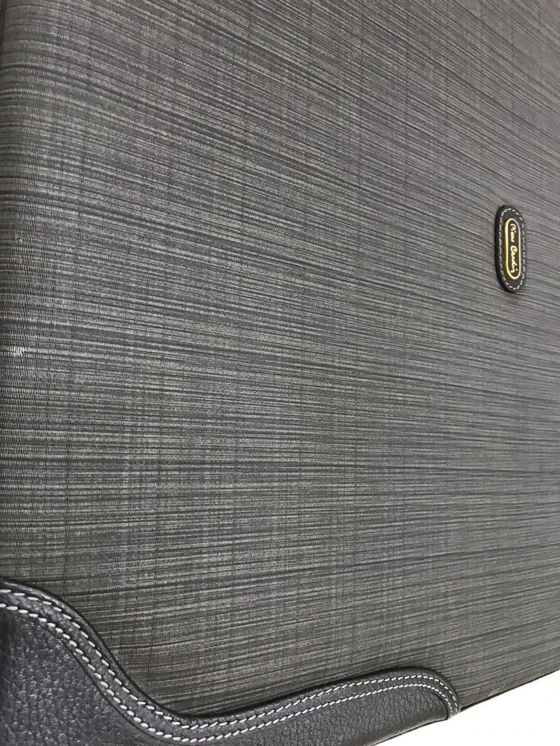 Pierre Cardin rare material briefcase, Luxury, Bags & Wallets on Carousell