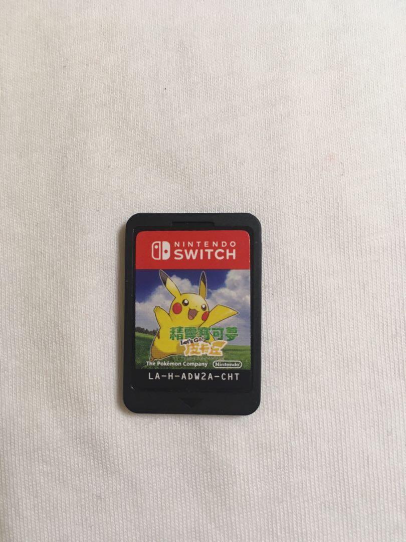 Pokemon Let’s Go Pikachu Switch game, 電子遊戲, 電子遊戲, Nintendo 任天堂 - Carousell