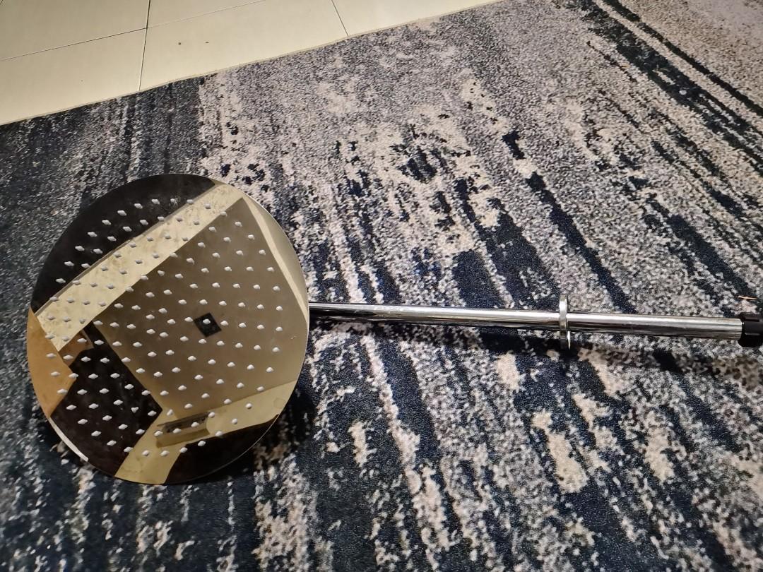 Rainfall shower saiz 12 inci, Furniture & Home Living, Bedding & Towels ...