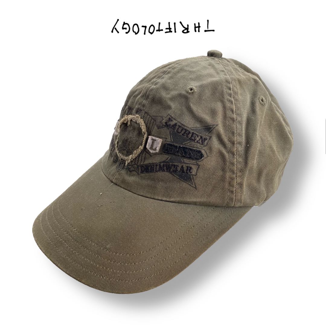 Ralph Lauren cap dad hat RL olive green, Men's Fashion, Watches ...
