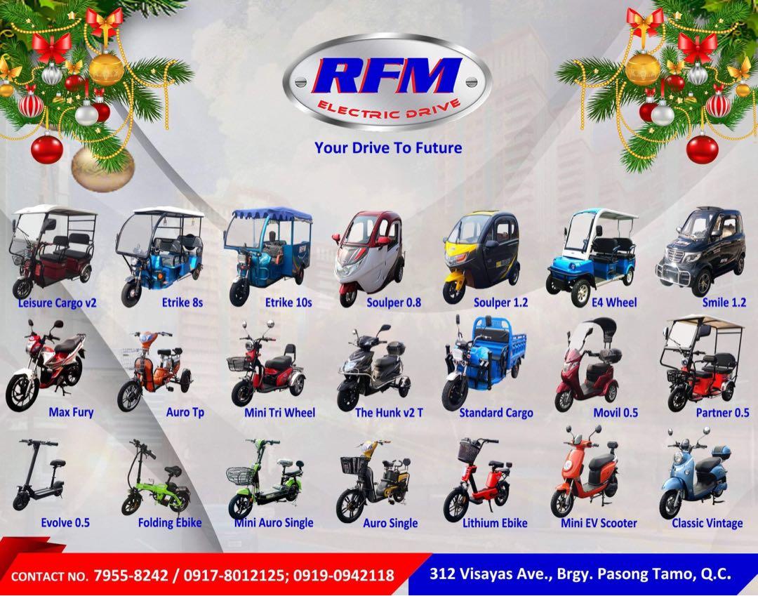 RFM Smile 1.2 electric 4-wheel Vehicle eCar eVehicle ebike ecobike Four ...