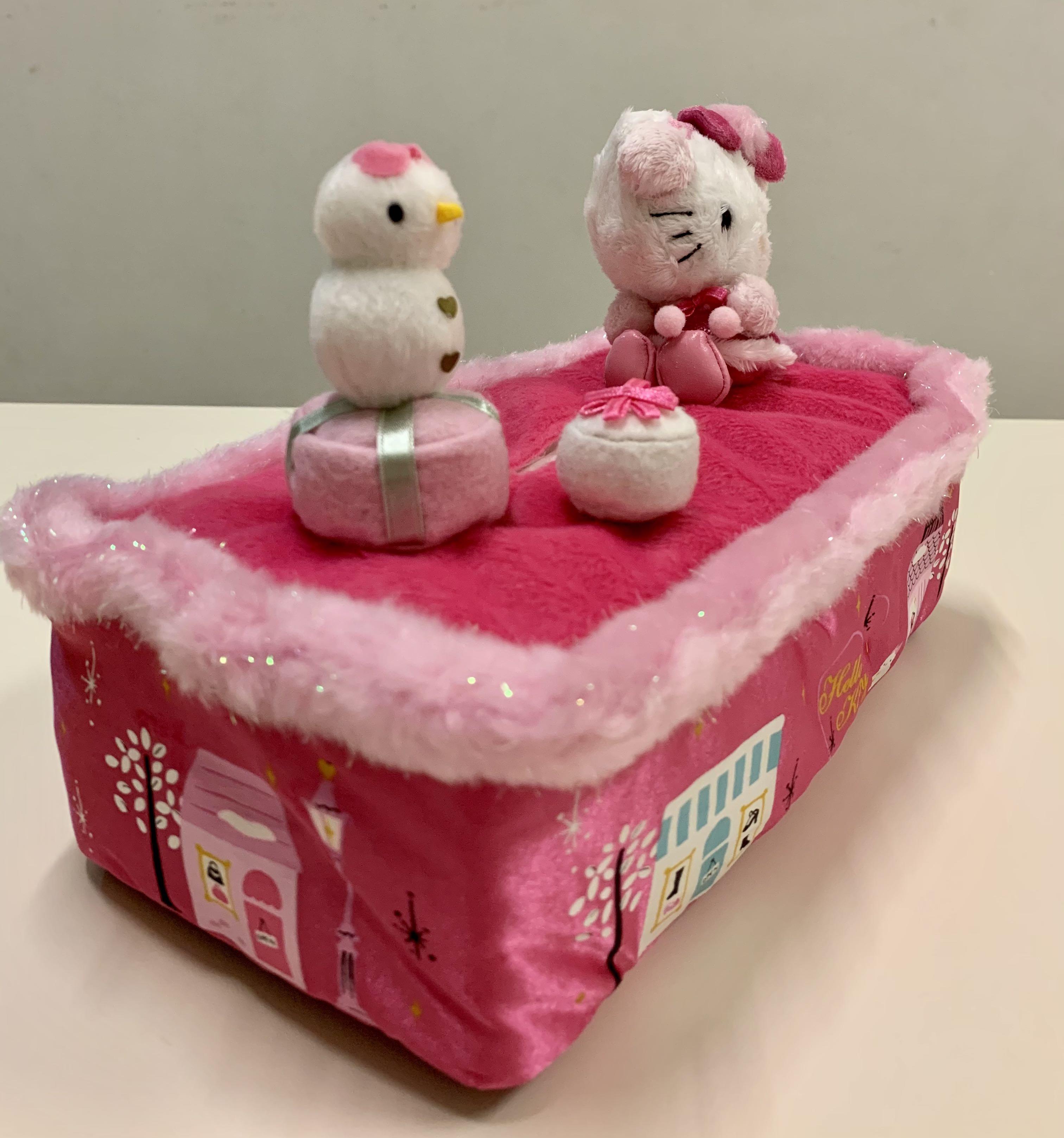 Sanrio Original Hello Kitty Tissue Box Cover, Furniture & Home Living ...