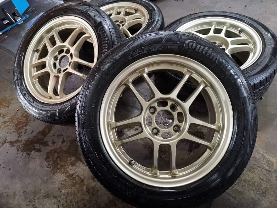 Sportrim Racing Hart 15" pcd 4x100, Auto Accessories on Carousell