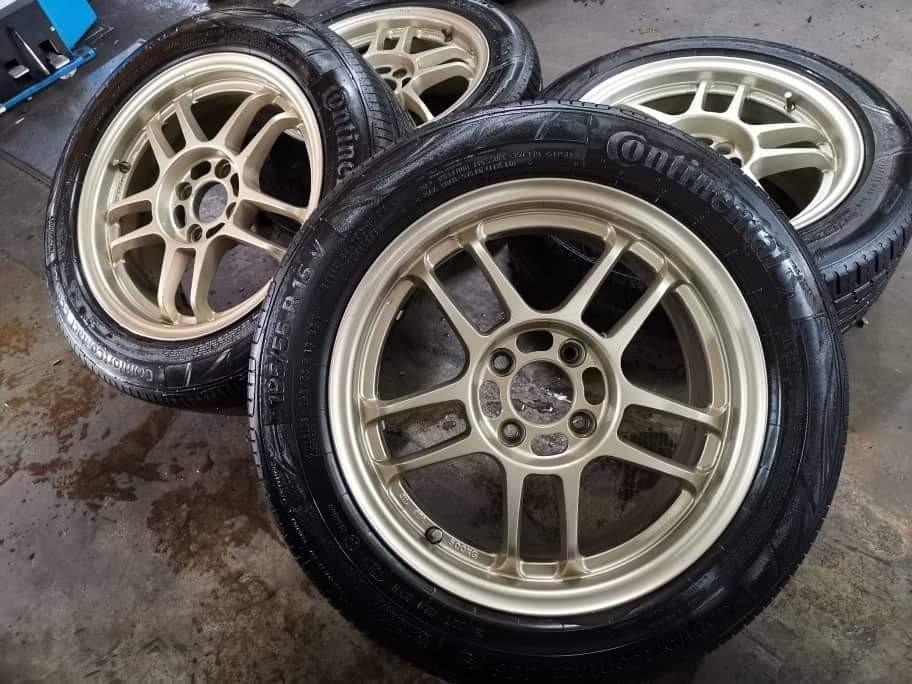 Sportrim Racing Hart 15" pcd 4x100, Auto Accessories on Carousell