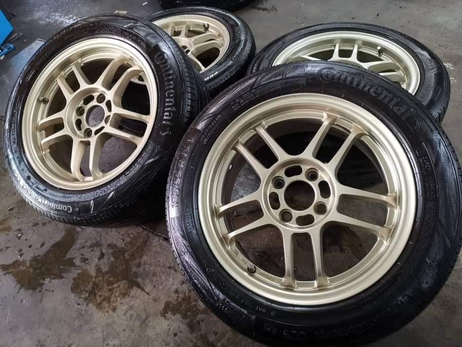 Sportrim Racing Hart 15" pcd 4x100, Auto Accessories on Carousell