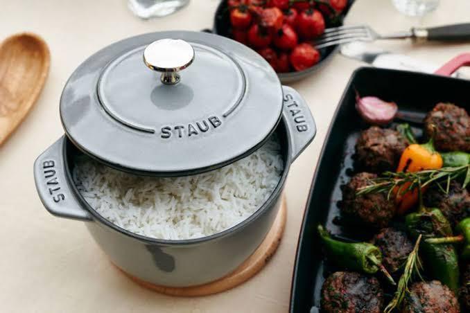 Staub 16cm Dutch Oven Rice Cocotte, Furniture & Home Living ...