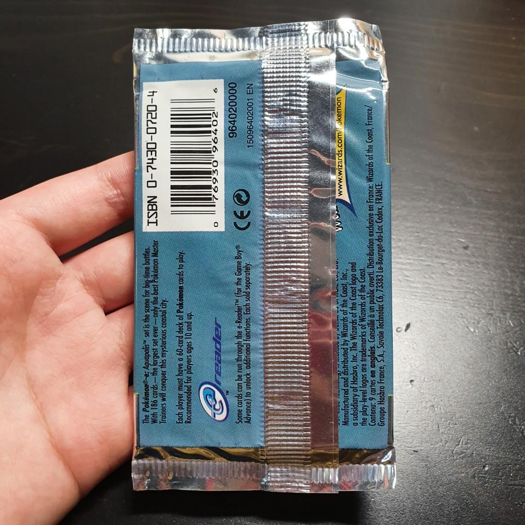 Unweighed Aquapolis Booster Pack (Pokemon Sealed Product) Pokemon TCG ...