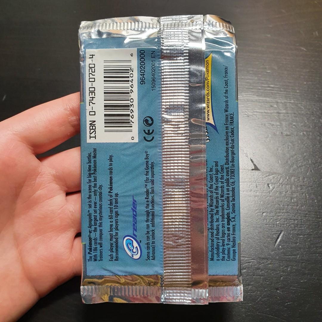 Unweighed Aquapolis Booster Pack (Pokemon Sealed Product) Pokemon TCG ...