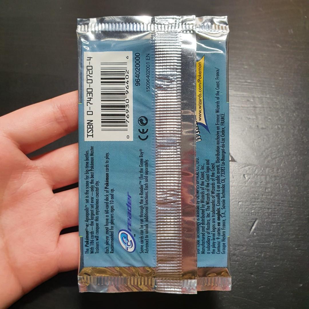 Unweighed Aquapolis Booster Pack (Pokemon Sealed Product) Pokemon TCG ...