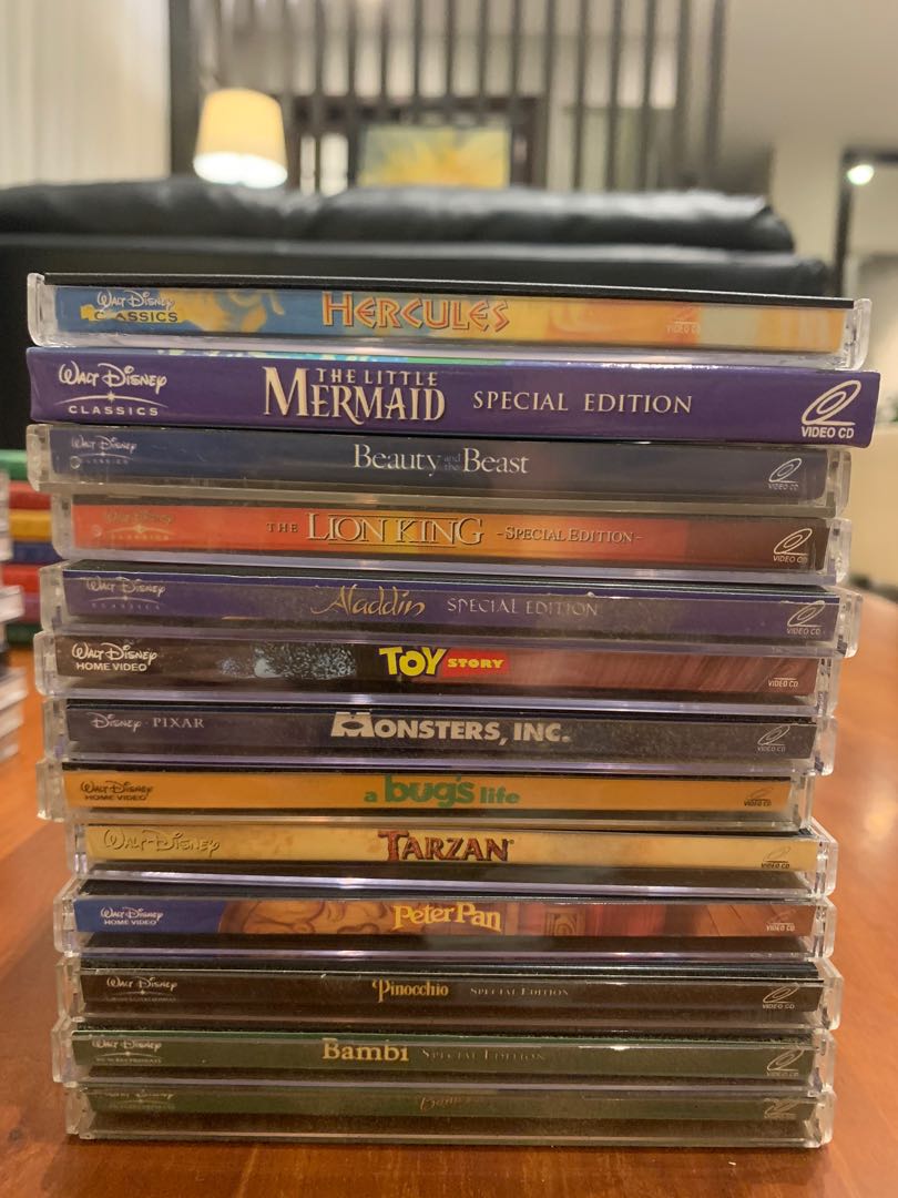 VCD Disney 2nd Set of 13, Hobbies & Toys, Music & Media, Music ...