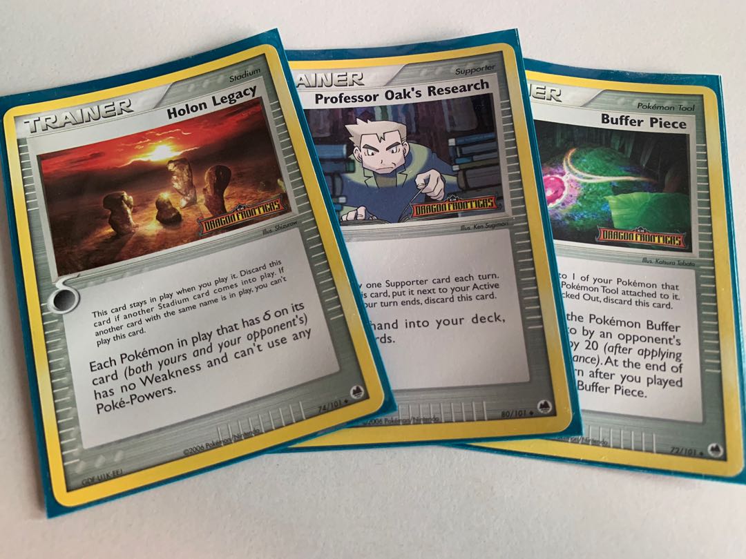 Vintage Pokemon Trainer Cards, Hobbies & Toys, Toys & Games on Carousell