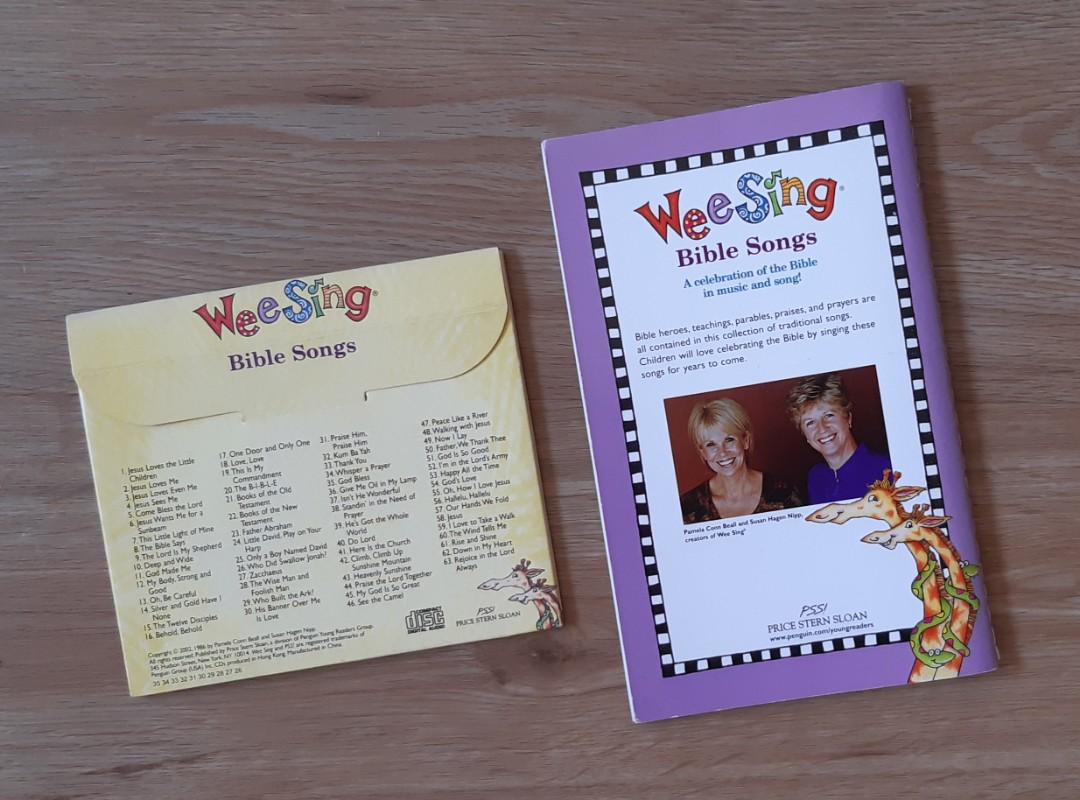 Wee Sing Bible Songs CD and Book Edition, Hobbies & Toys, Music & Media ...