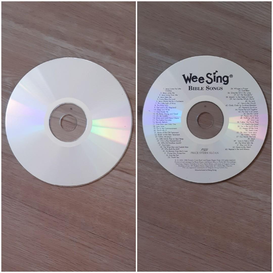 Wee Sing Bible Songs CD and Book Edition, Hobbies & Toys, Music & Media ...