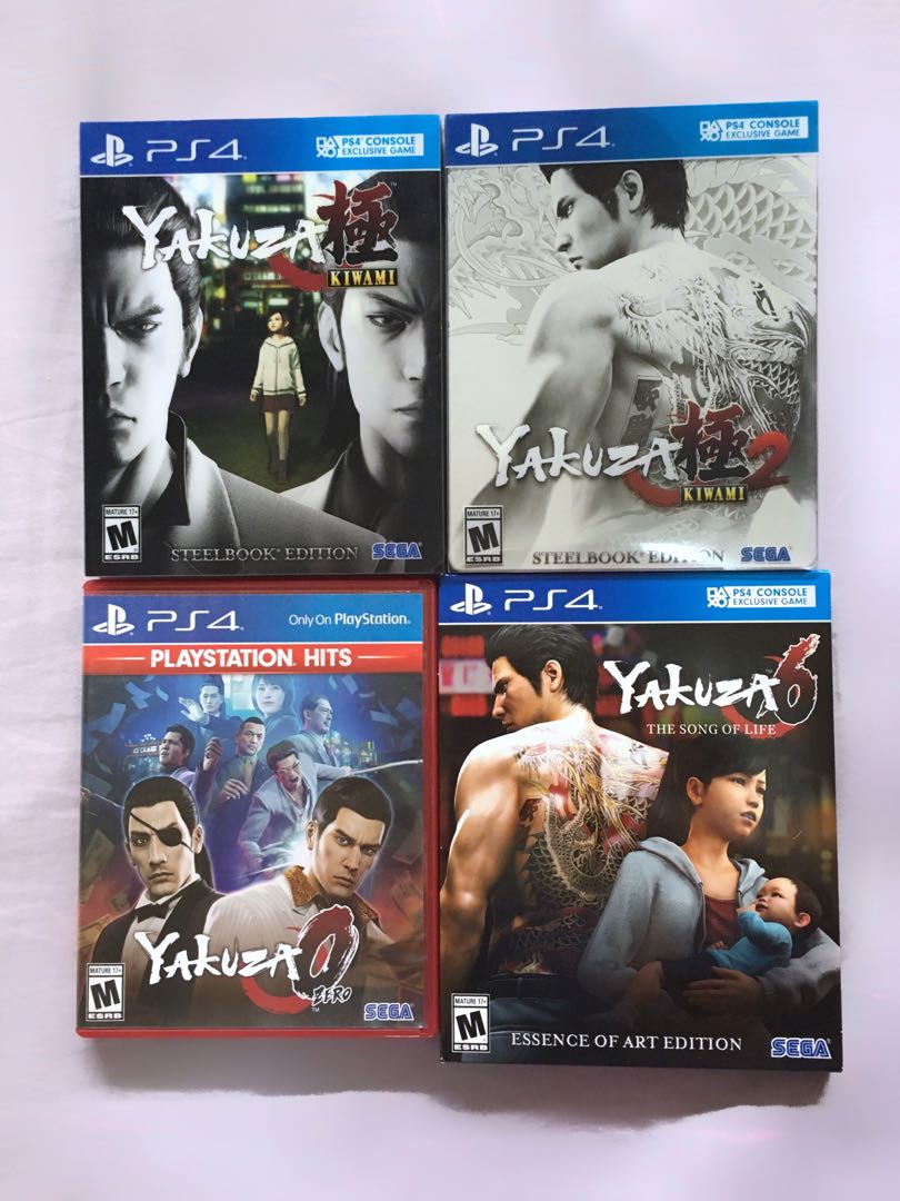 COMPLETE Kazuma Kiryu Yakuza Collection, Video Gaming, Video Games ...