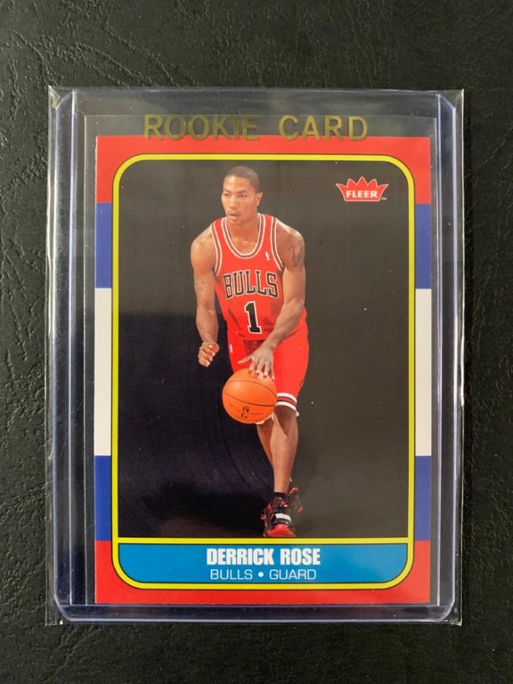 2008 Derrick Rose Rookie Fleer NBA Card in Toploader Php 2, 000 each ...