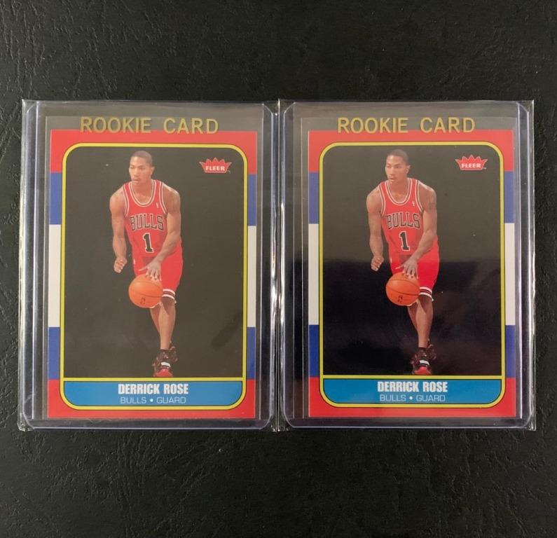 2008 Derrick Rose Rookie Fleer NBA Card in Toploader Php 2, 000 each ...